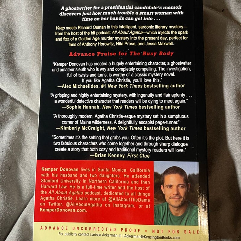 The Busy Body ARC by Kemper Donovan, Paperback | Pangobooks