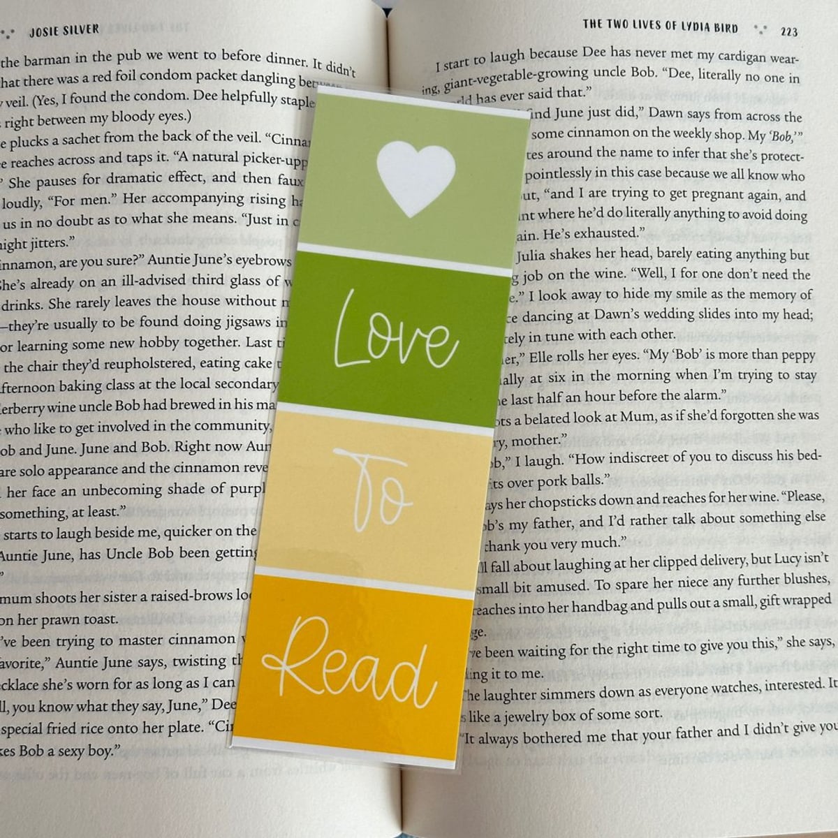 “Love to Read” Bookmark by Handmade by ManatakaCottage, Paperback ...