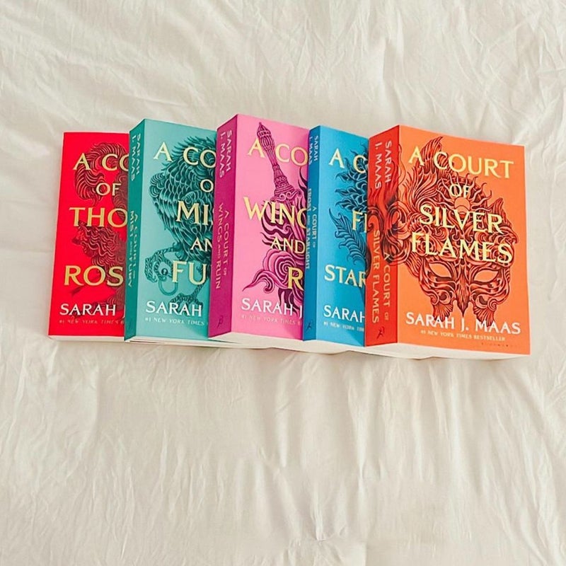 ACOTAR Series Full 5 Book Set NEW Paperback by Sarah J Maas, Paperback ...