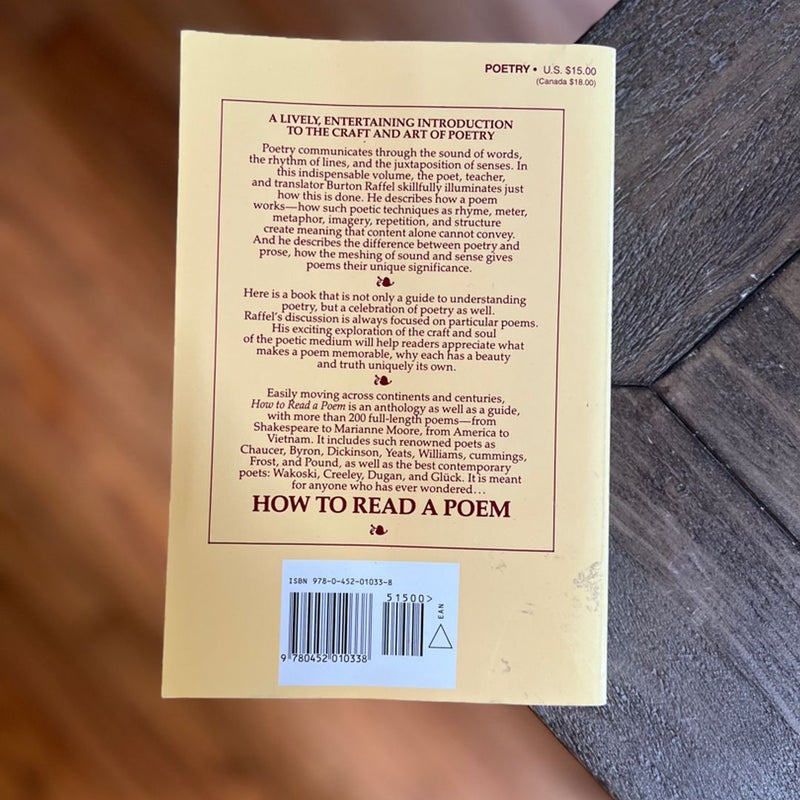 How to Read a Poem