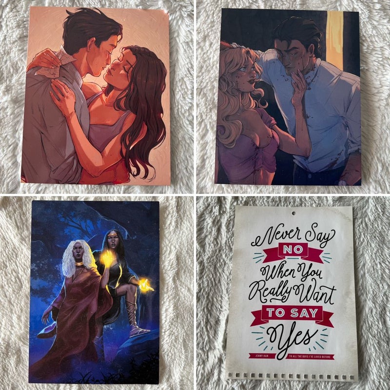 Variety of Fandom Prints, Bookmarks & Bookplates