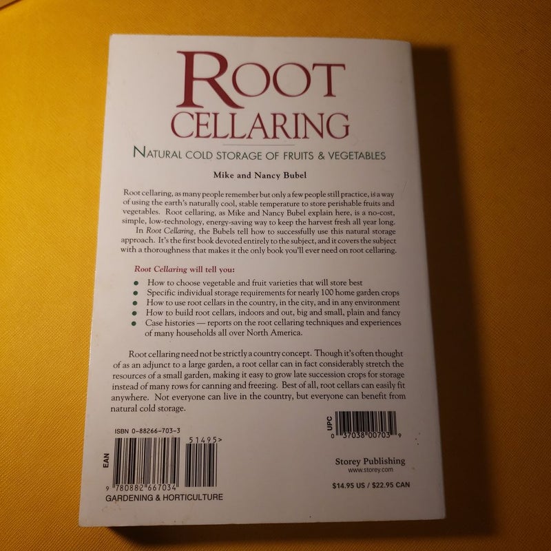 Root Cellaring by Mike Bubel, Paperback | Pangobooks
