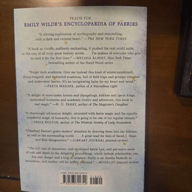 Emily Wilde's Encyclopedia of Faeries by Heather Fawcett, Paperback ...