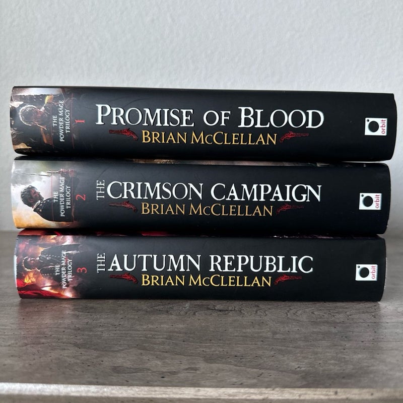 The Powder Mage Trilogy (Broken Binding Tier 2) by Brian McClellan ...