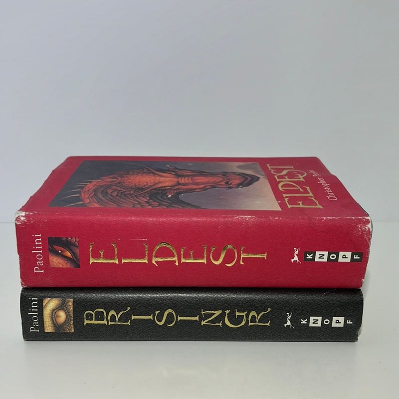 Eldest (First Edition) & Brisingr (The Inheritance Cycle Series, Book 2&3) by Christopher ...