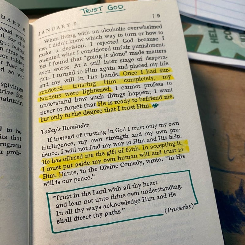 ONE DAY AT A TIME in Al-Anon by Al-Anon Family Group, Hardcover ...