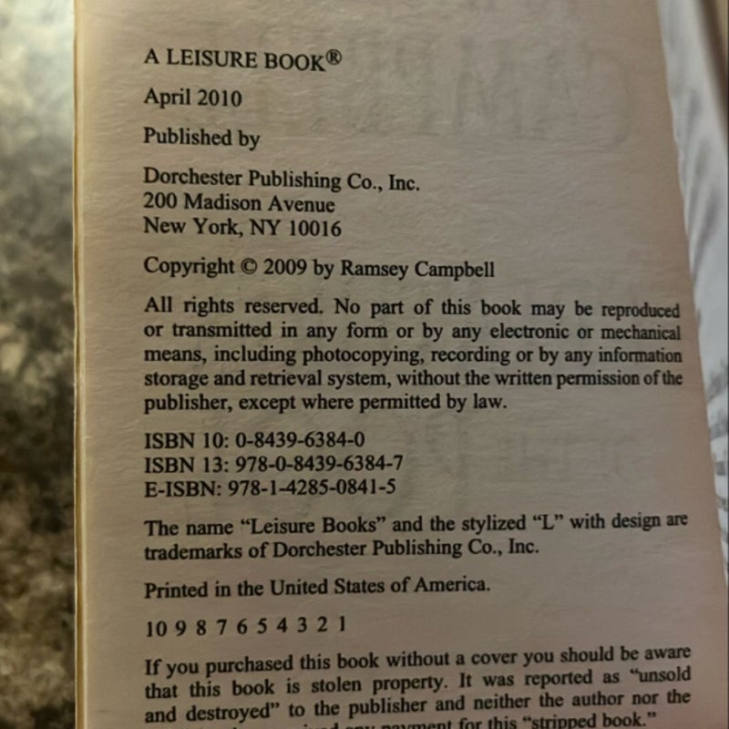 Creatures of the Pool by Ramsey Campbell