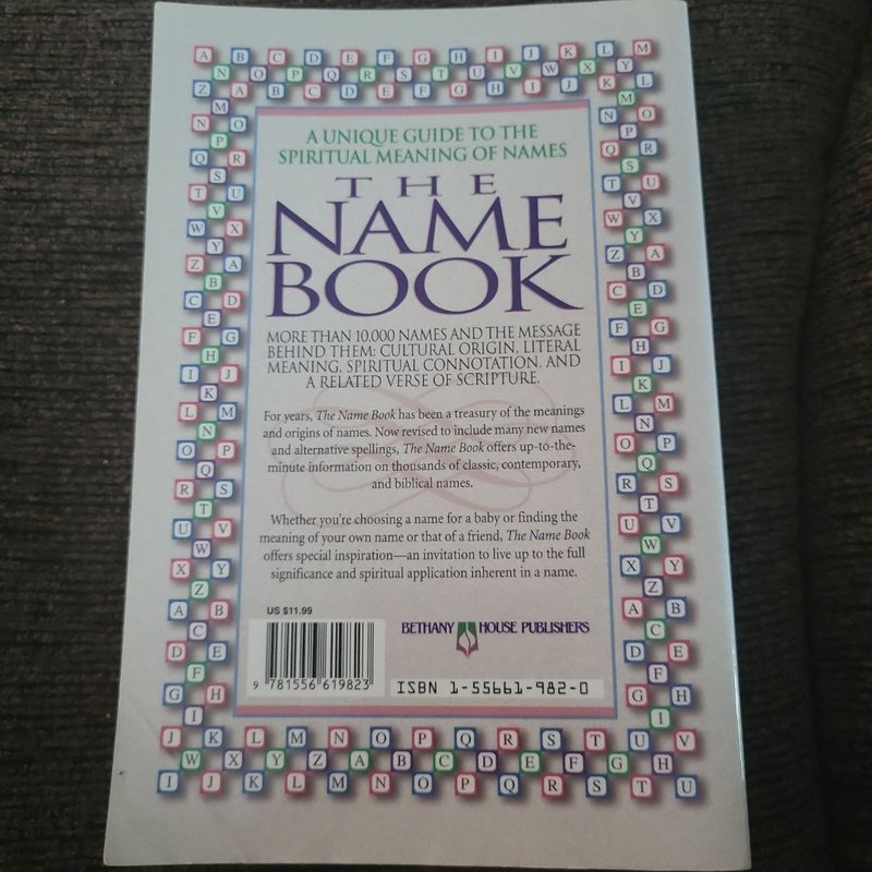 The Name Book by Dorothy Astoria, Christopher J. Soderstrom