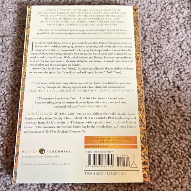Anam Cara [Twenty-Fifth Anniversary Edition] by John O'Donohue, Michael ...