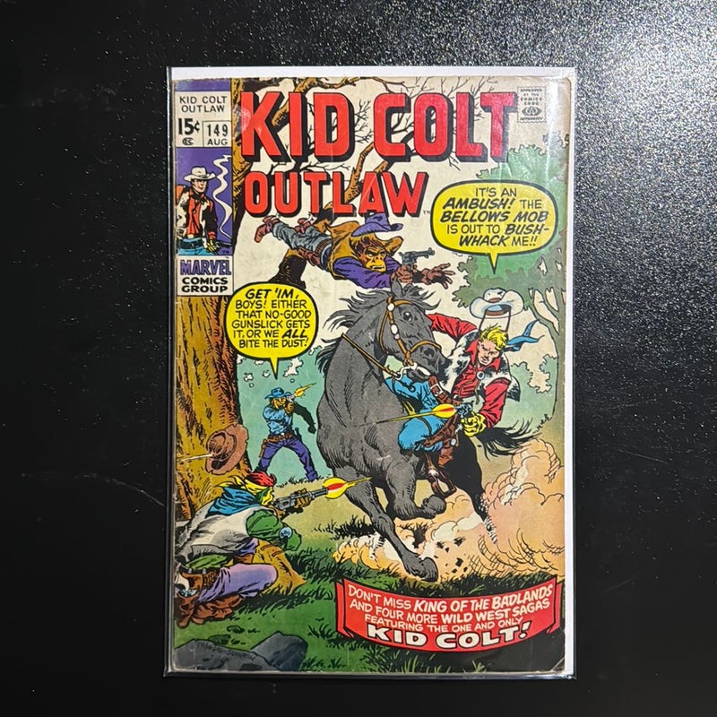 Kid Colt OutLaw # 149 Aug Marvel Comics Group by Marvel Comics Group ...