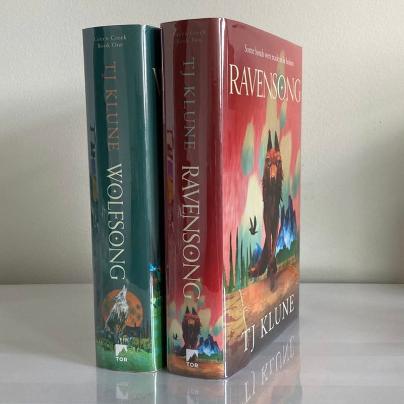Wolfsong (Signed) & Ravensong Waterstones Editions by TJ Klune ...