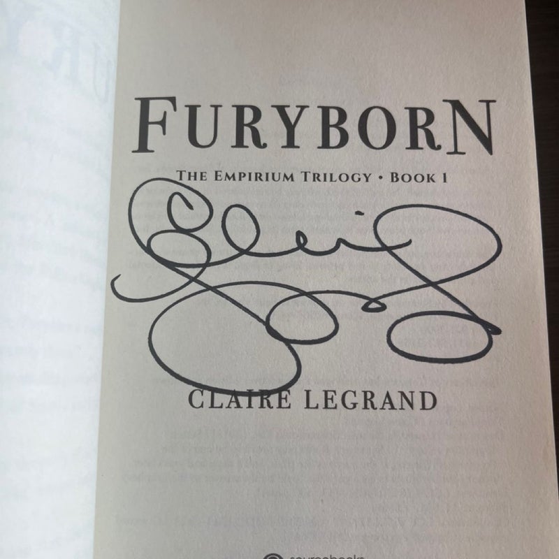 Furyborn - signed by Claire LeGrand, Paperback | Pangobooks