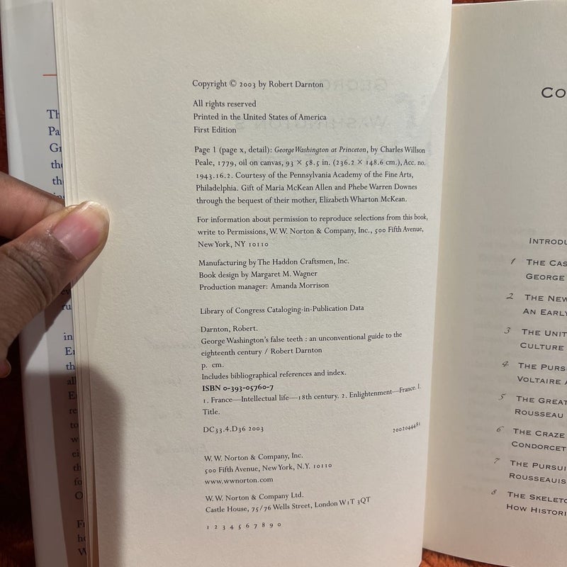 George Washington's False Teeth by Robert Darnton