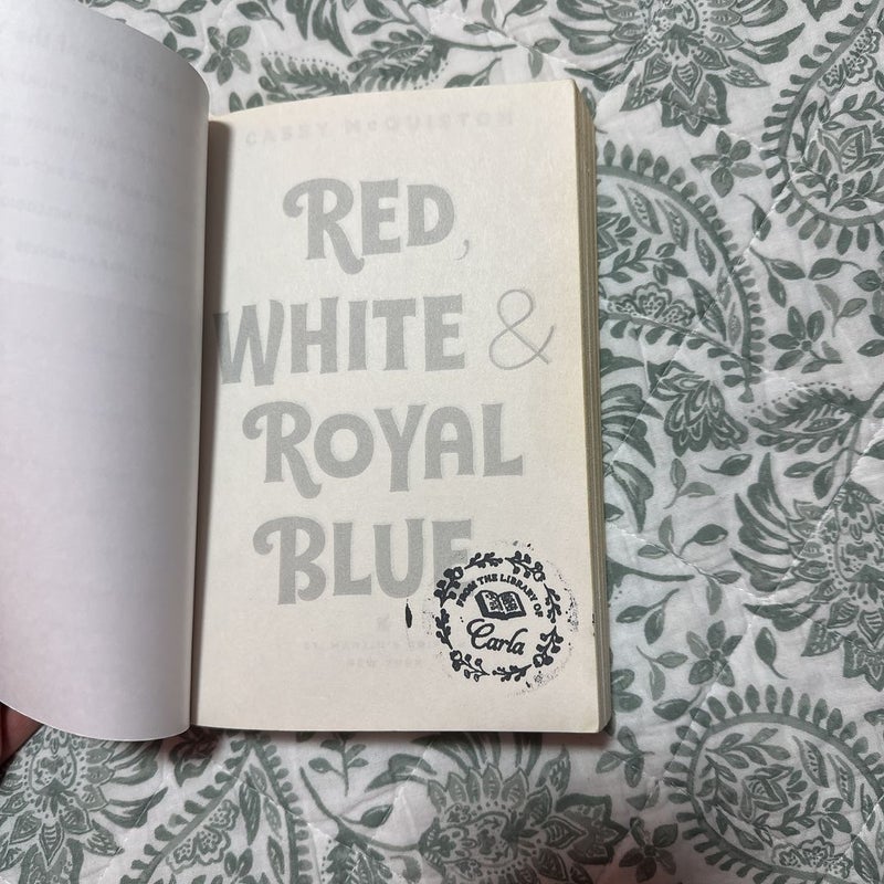 Red, White and Royal Blue by Casey McQuiston, Paperback | Pangobooks