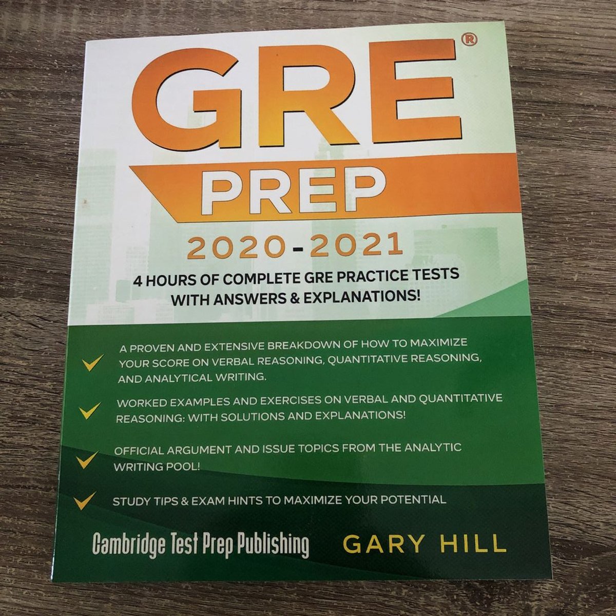 GRE Prep 2020-2021 by Gary Hill