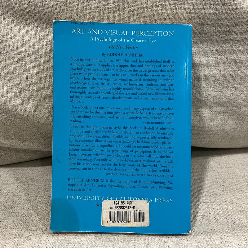 Art and Visual Perception, Second Edition by Rudolf Arnheim