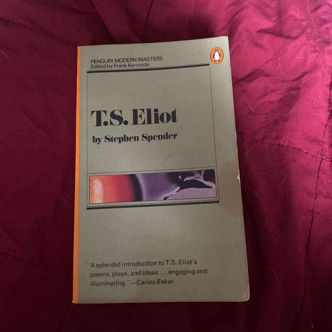 T.S. Eliot by Stephen Spender , Paperback | Pangobooks