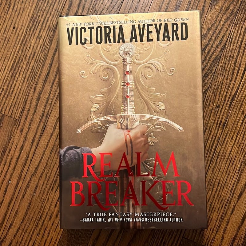 *SIGNED* Realm Breaker by Victoria Aveyard , Hardcover | Pangobooks