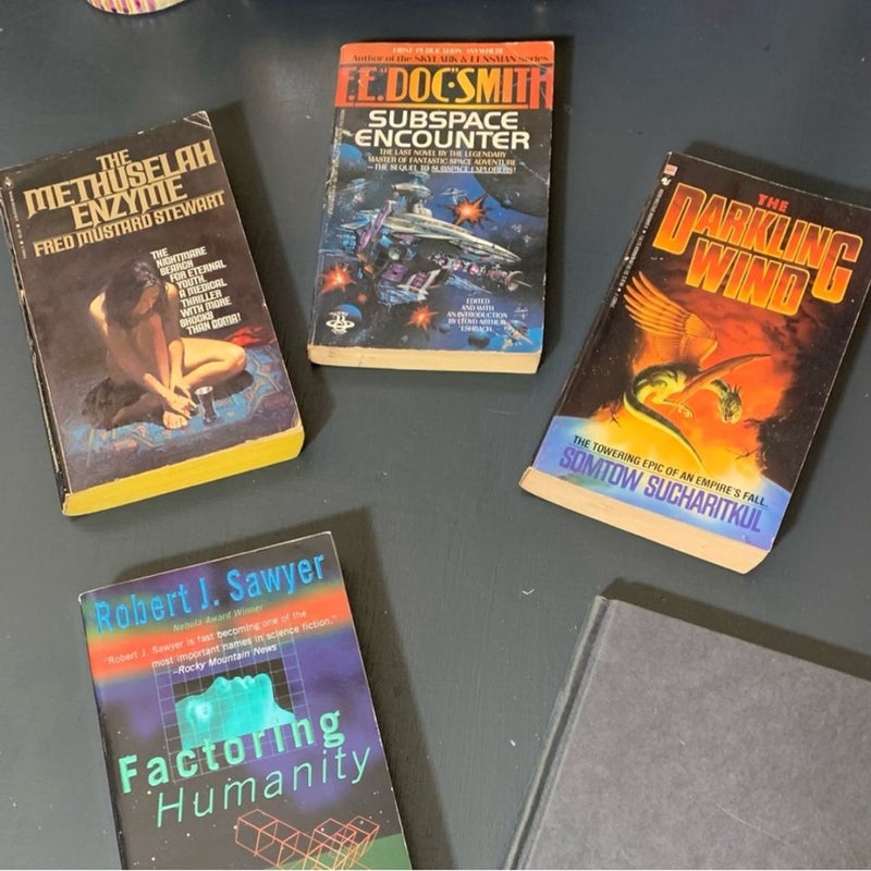 5 Sci-Fi & Fantasy Books Bundle by Fred Mustard Stewart , Hardcover ...