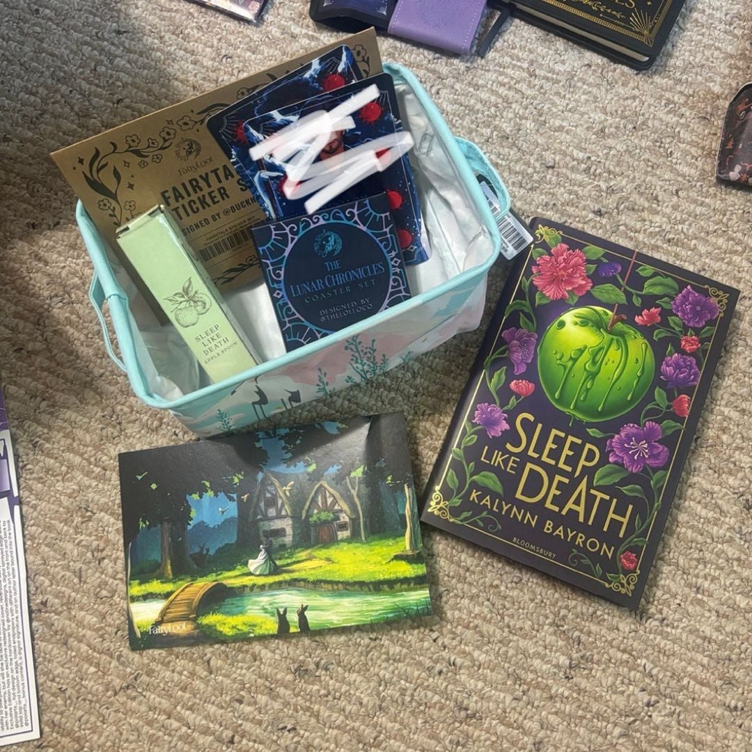 fairyloot sleep like death book box by kalynn bayron, Hardcover ...