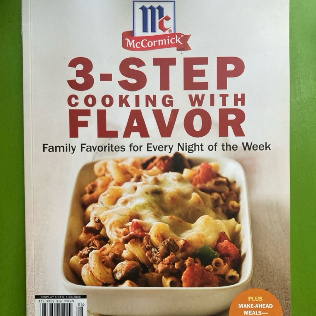 3-Step Cooking with Flavor by McCormick (the spice company), Paperback ...