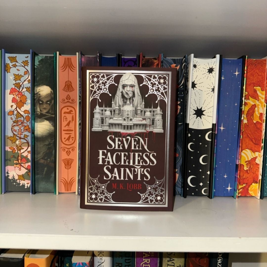 seven faceless saints (fairyloot) by m.k lobb, Hardcover | Pangobooks