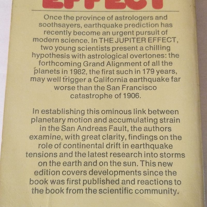 The Jupiter Effect by John Gribbin, Paperback | Pango Books