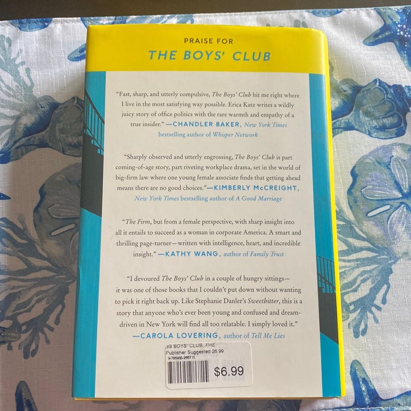 The Boys' Club by Erica Katz