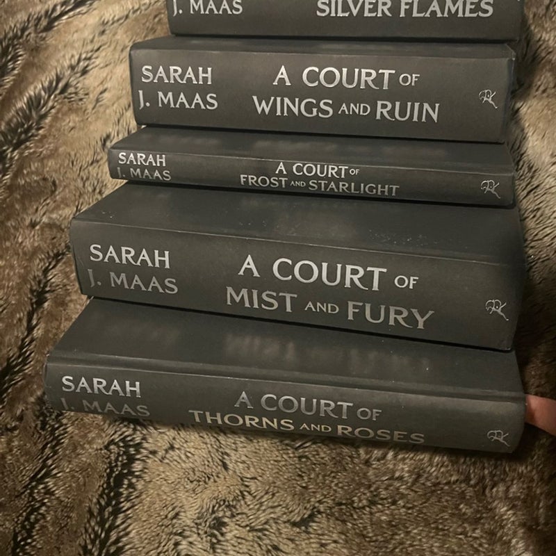 ACOTAR Series Hardcover Books Full 5 Book Set NEW by Sarah J Maas ...