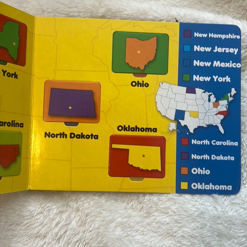 United States: an educational lift-a-flap book by Cuddly Duck ...