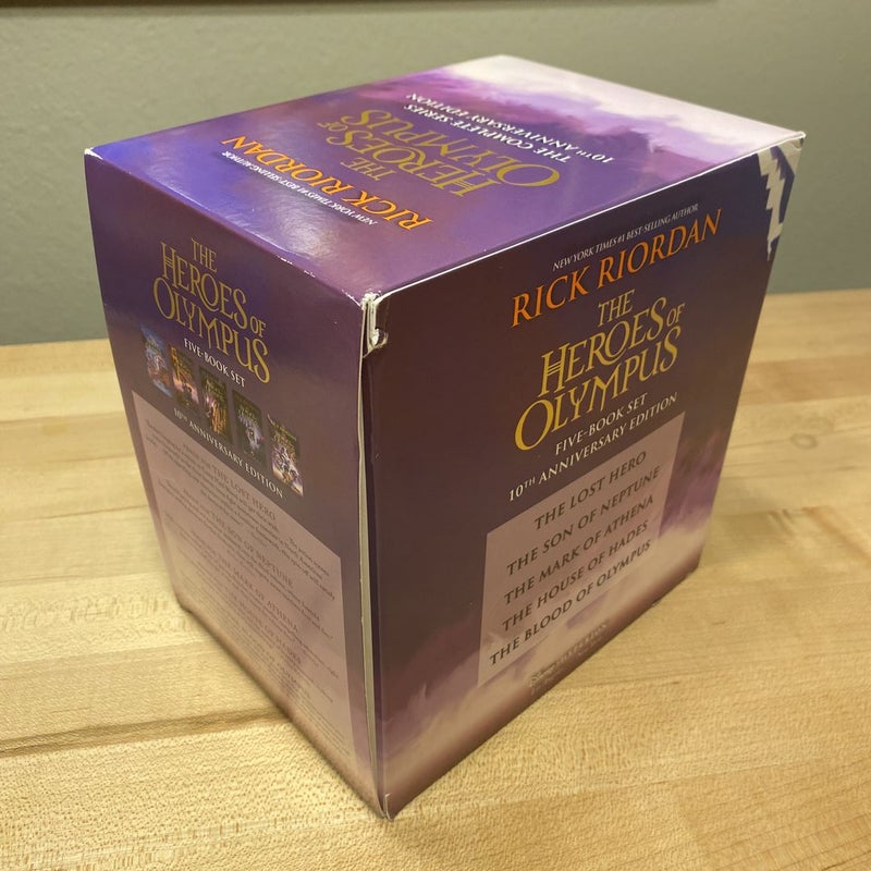 The Hero’s of Olympus Box Set 10th Anniversary by Rick Riordan ...