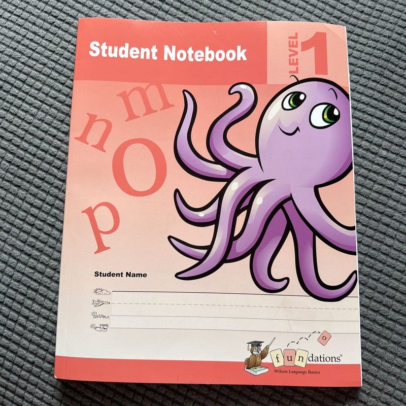 Fundations Student Notebook 1 Second Edition by Barbara Wilson