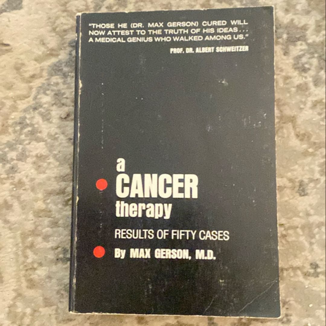 A Cancer Therapy by Mark Gerson, Paperback | Pangobooks