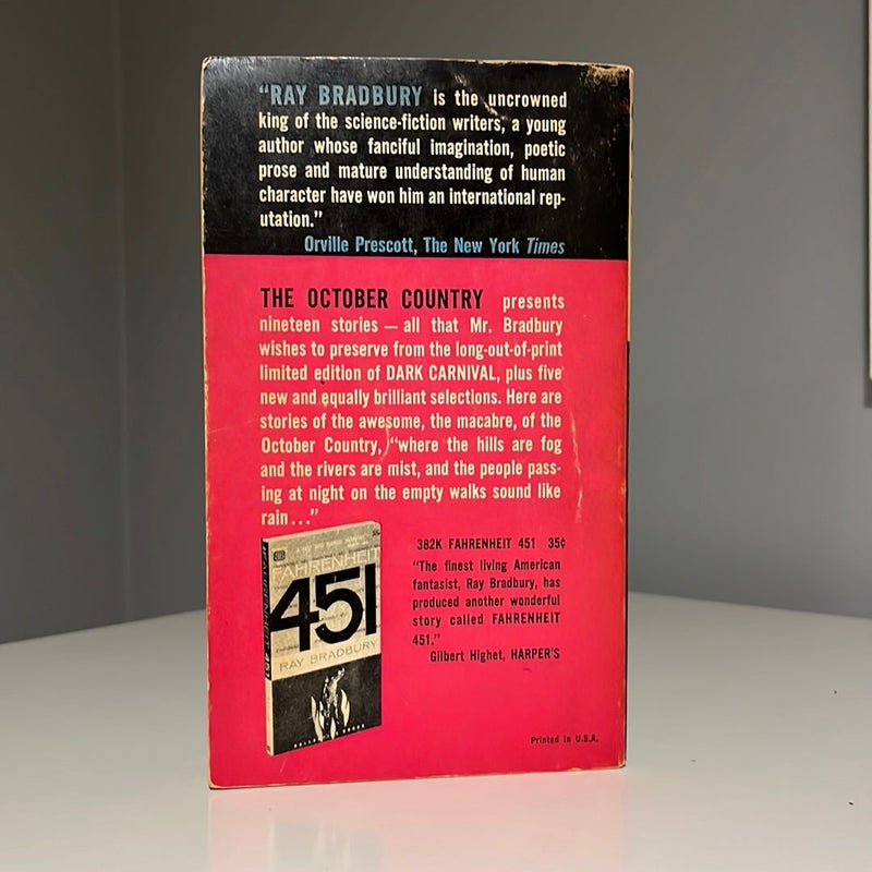 The October Country by Ray Bradbury, Paperback | Pangobooks