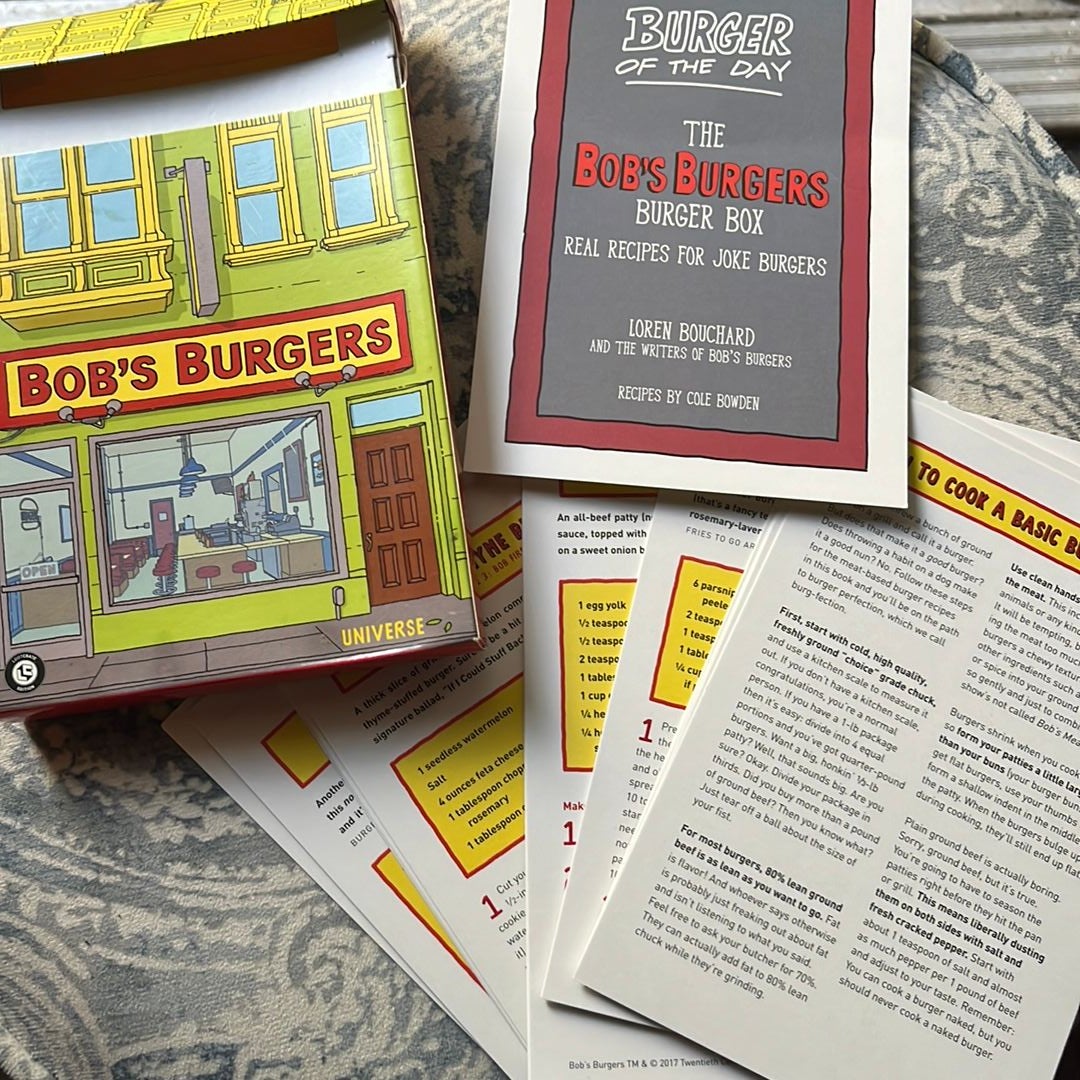 The Bob’s Burgers Burger Box by Loren Bouchard and the writers of Bob’s ...