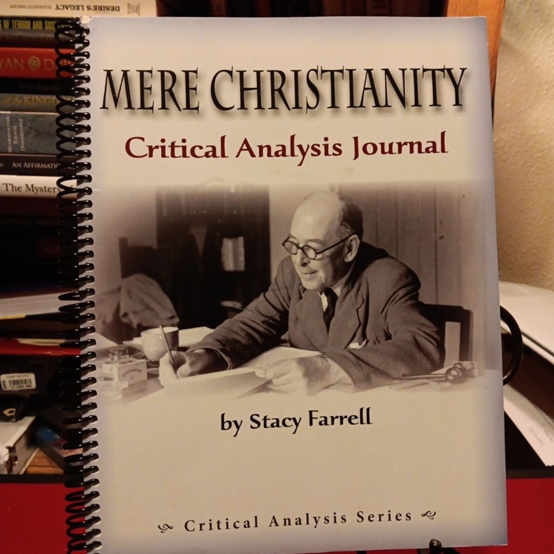 Mere Christianity Critical Analysis Journal by Stacy Farrell, Paperback ...