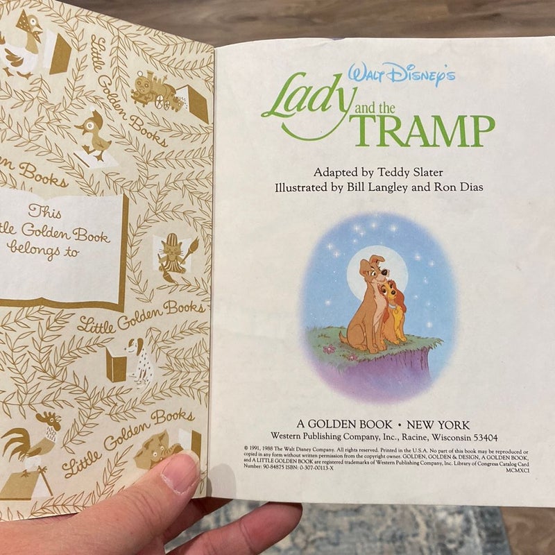 Lady and the Tramp (Disney Lady and the Tramp) by Teddy Slater