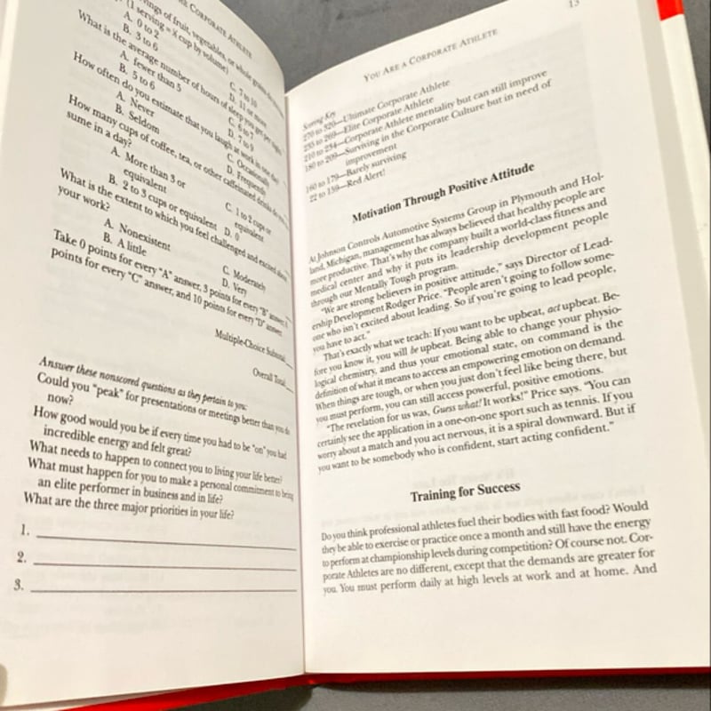 The Corporate Athlete by Bob Andelman, Jack Groppel