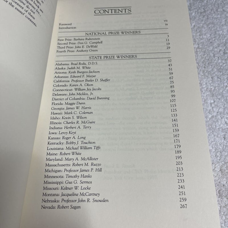 American Voices by Prize winning essays on freedom of speech censorship ...