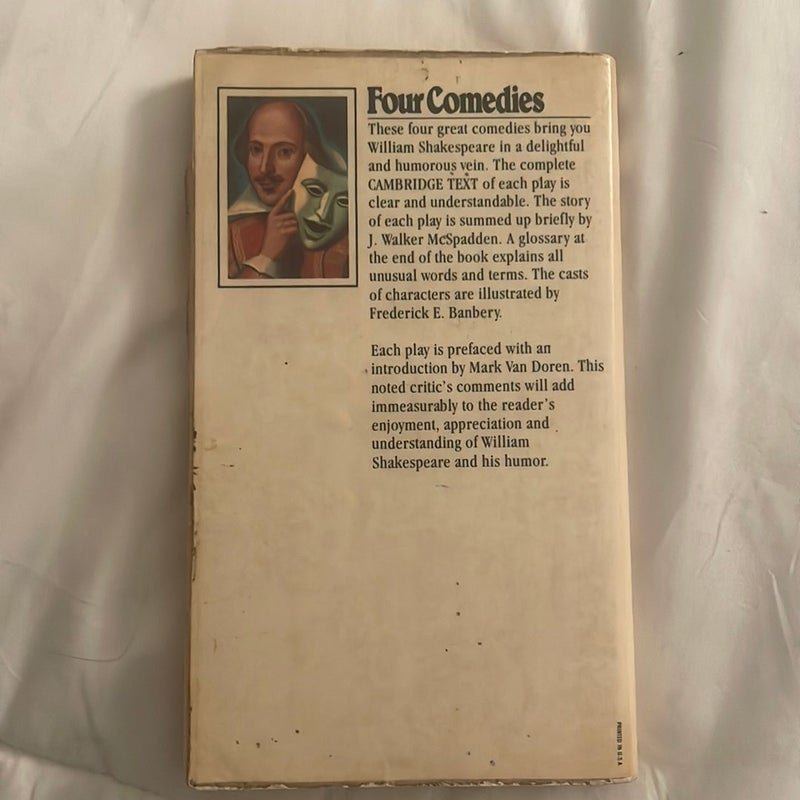 Four Comedies by William Shakespeare , Paperback | Pangobooks