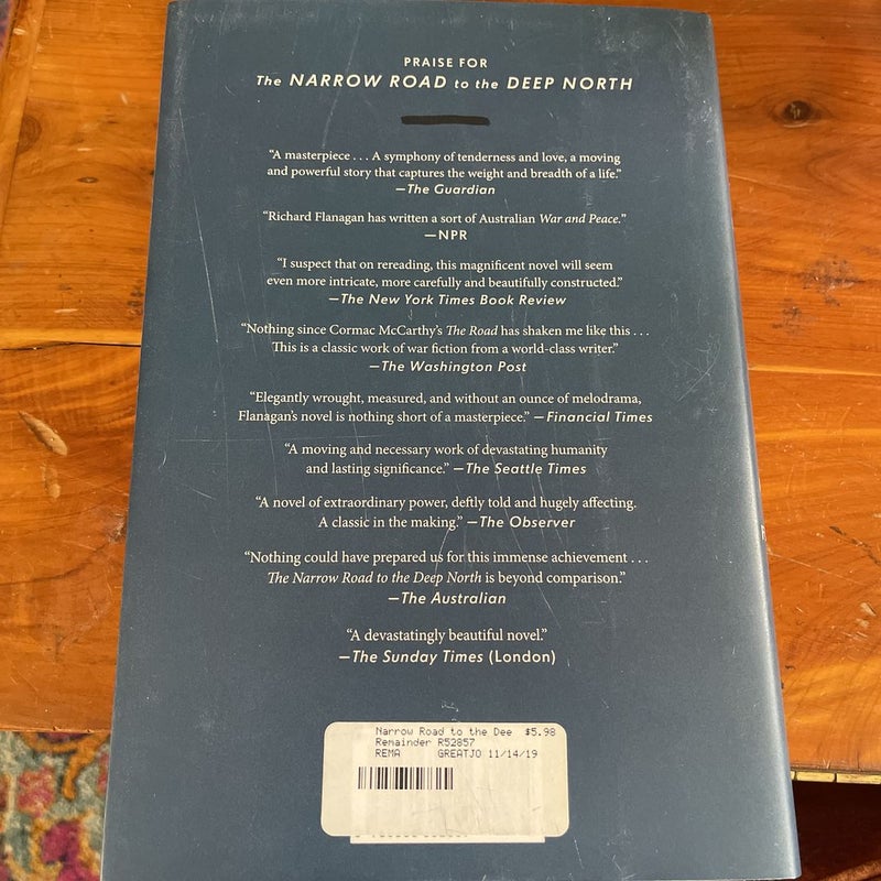The Narrow Road to the Deep North by Richard Flanagan, Hardcover ...