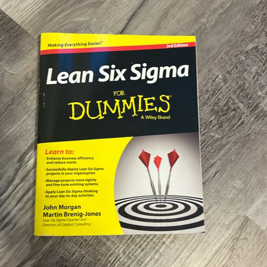 Lean Six Sigma for Dummies® by John Morgan, Martin Brenig-Jones