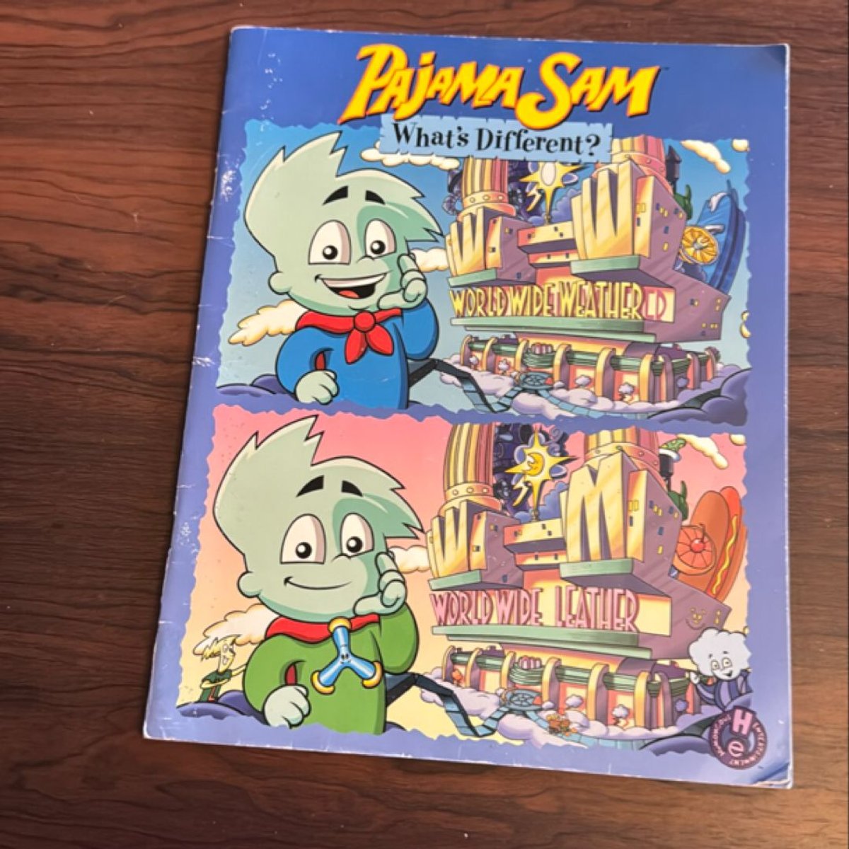 Pajama Sam What's Different? by Nancy Parent, Nelson Greenfield