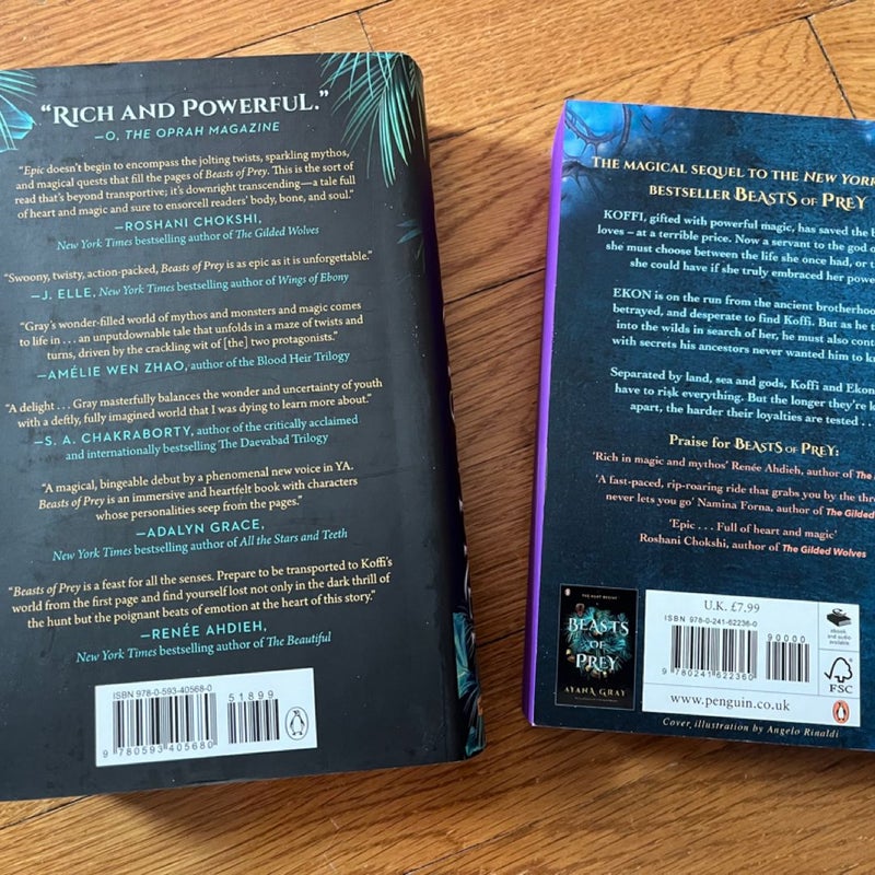 Beasts of Prey & Beasts of Ruin by Ayana Gray, Hardcover | Pangobooks