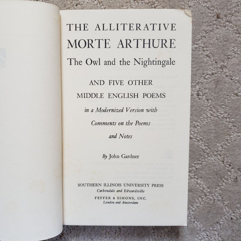 The Alliterative Morte Arthure, The Owl and the Nightingale, and Five ...