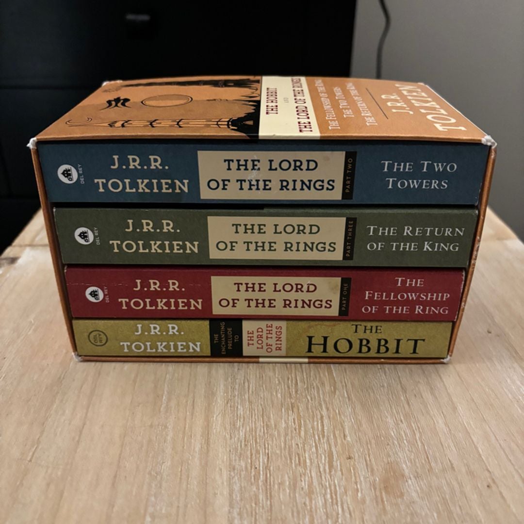 J. R. R. Tolkien 4-Book Boxed Set: the Hobbit and the Lord of the Rings ...
