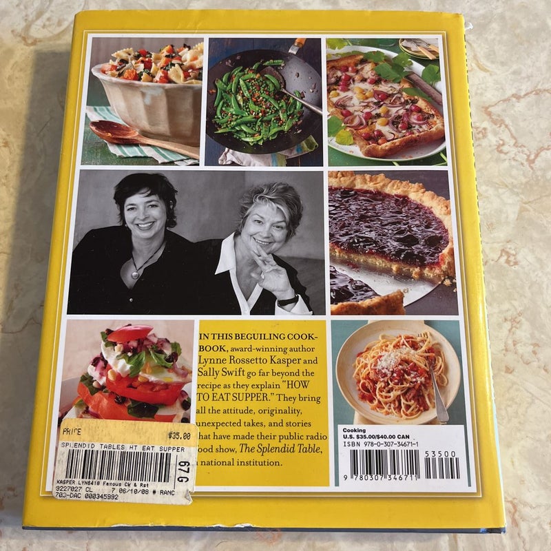 The Splendid Table's How to Eat Supper by Lynne Rossetto Kasper, Sally ...