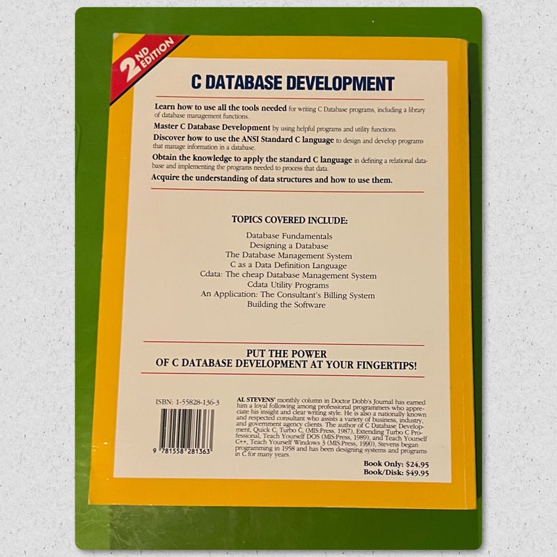 C Database Development by Alan Stevens