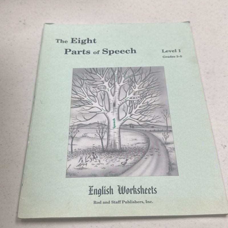 The Eight Parts of Speech by Martha Fisher, Marvin Eicher