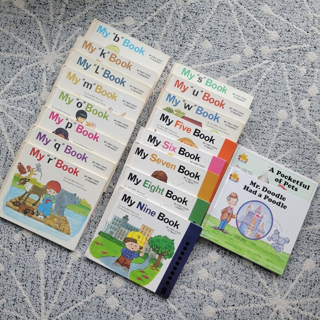 Vintage My Fist Steps to Reading, My First Steps to Math & Childs World ...